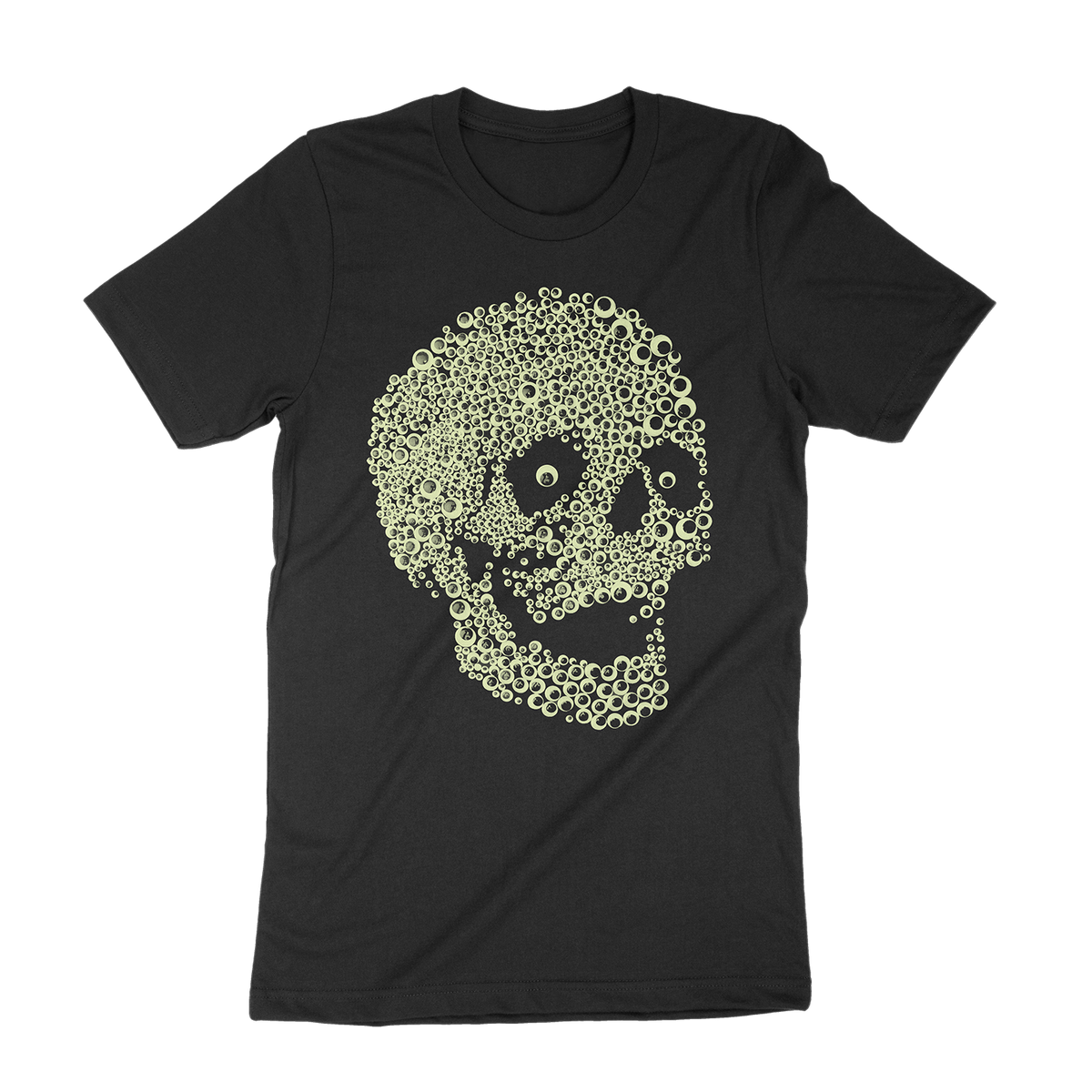 Googly Eye Skull T-Shirt (Glow-In-The-Dark) – Pillowhead Merch